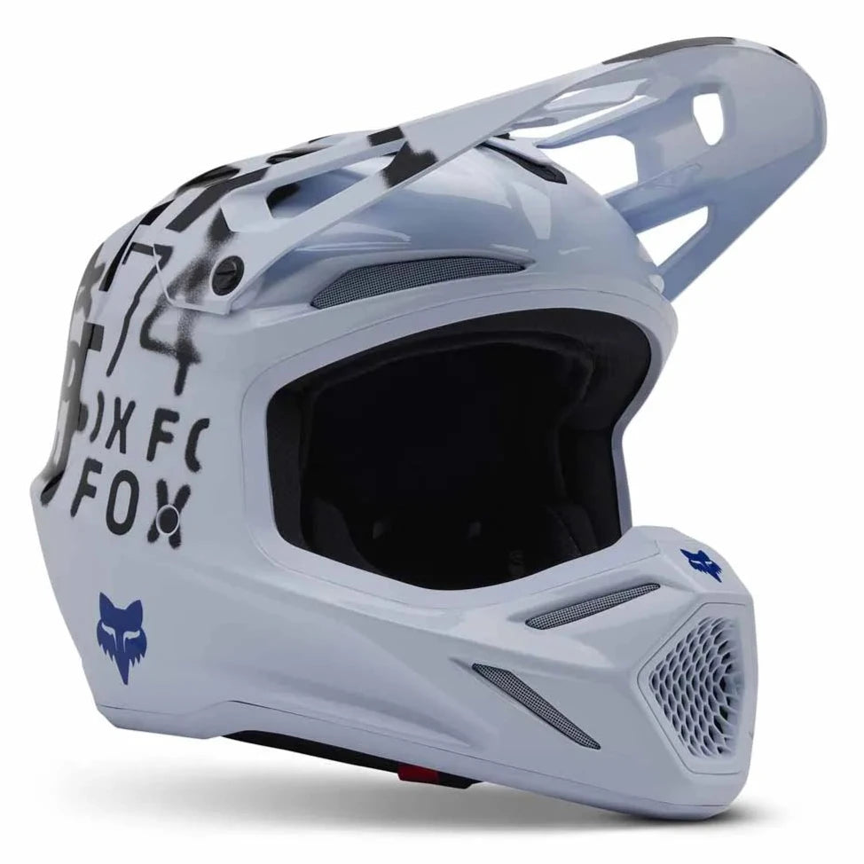 Helmet: FOX 2025 V3 SEVENTY4 White – NO LIMITS MOTO